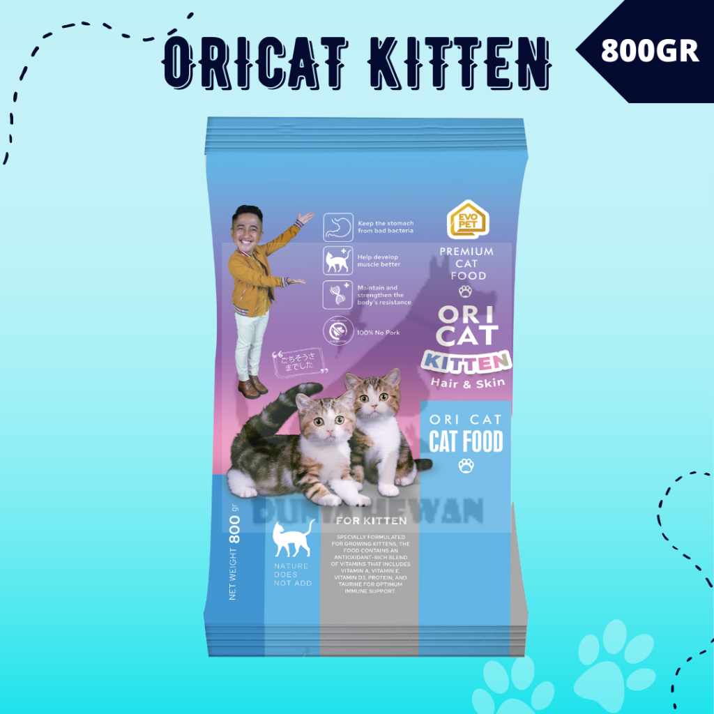 Jual MAKANAN KUCING ORI CAT / ORICAT KITTEN 800G 800 G 800GR 800 GR ...