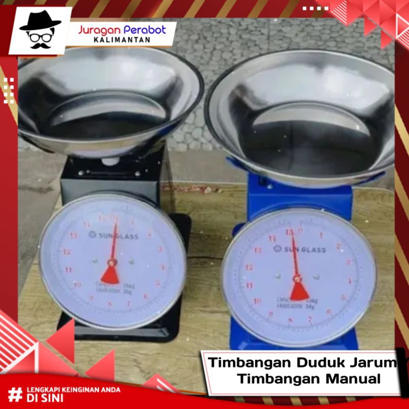 Jual Timbangan Duduk Manual 15 kg dan 20 Kg / Timbangan Duduk Jarum | Shopee Indonesia