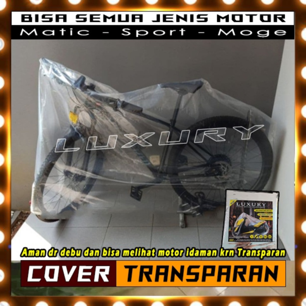 Jual Cover Sarung Sepeda Transparan Anti Air dan Debu 4! Bmx Selis Seli ...