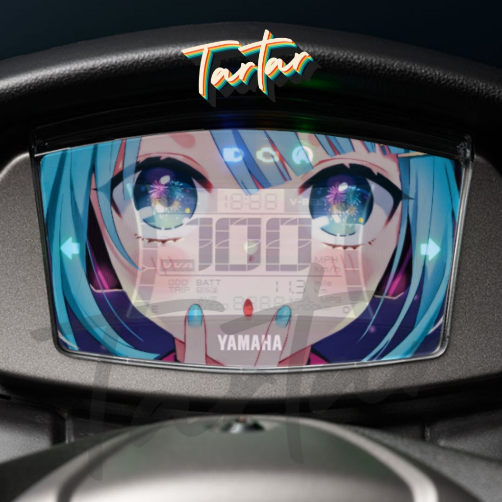 Jual Sticker Stiker Spido / Speedometer Transparant Anime All New Nmax ...