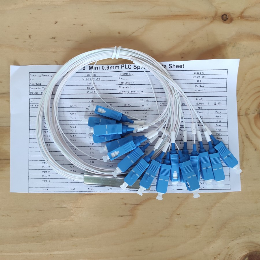 Jual Passive Splitter / Pasif Spliter 1:16 Fiber Optic / PLC FO 1x16 SC ...