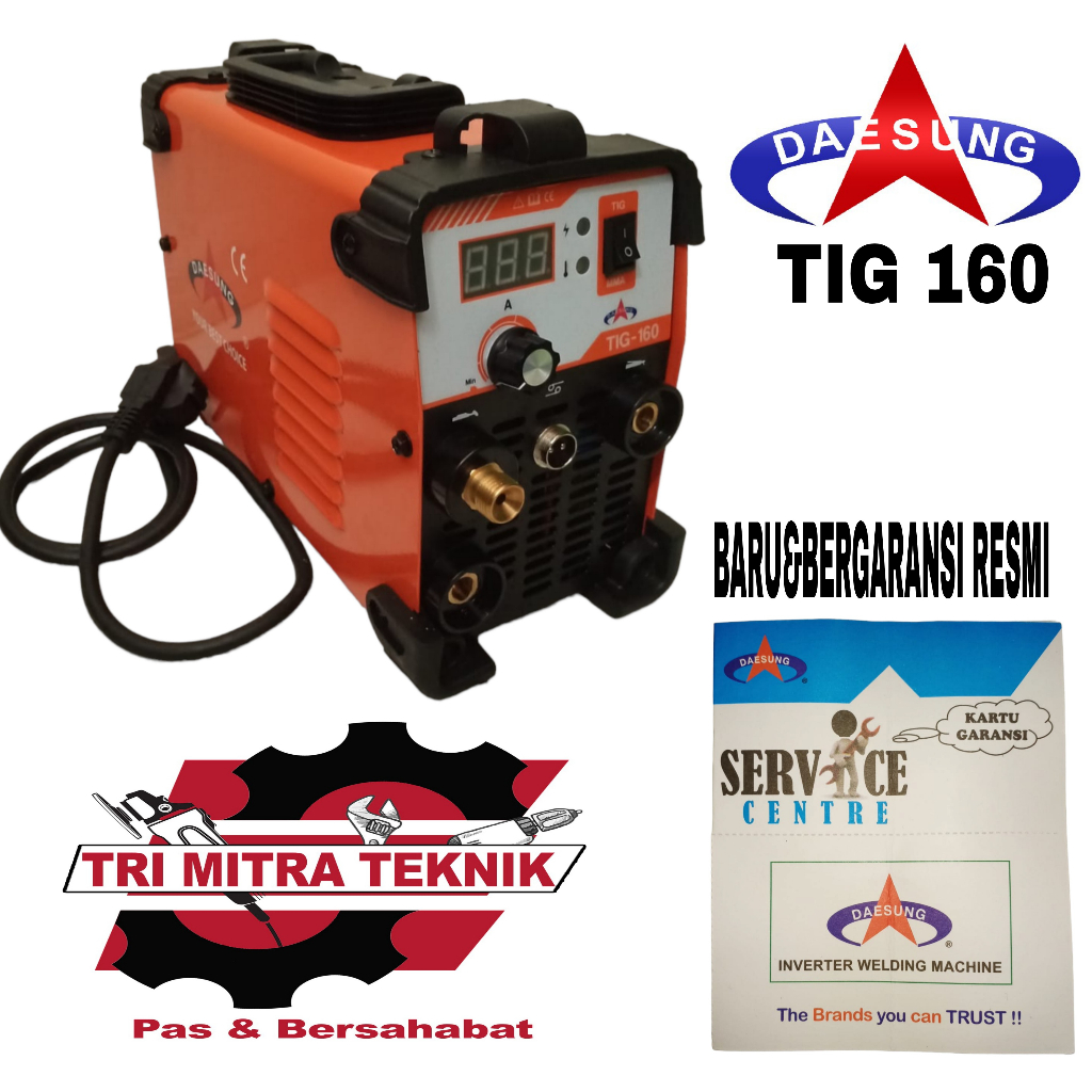 Jual TIG DAESUNG 160 WELDING MACHINE TIG 160 STAINLESS STEEL KOREAN ...