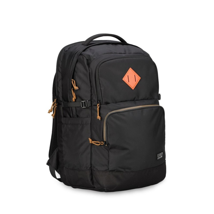 Jual EIGER001 FREIGHTER PACK 28L LAPTOP BACKPACK BLACK ART8510 | Shopee ...