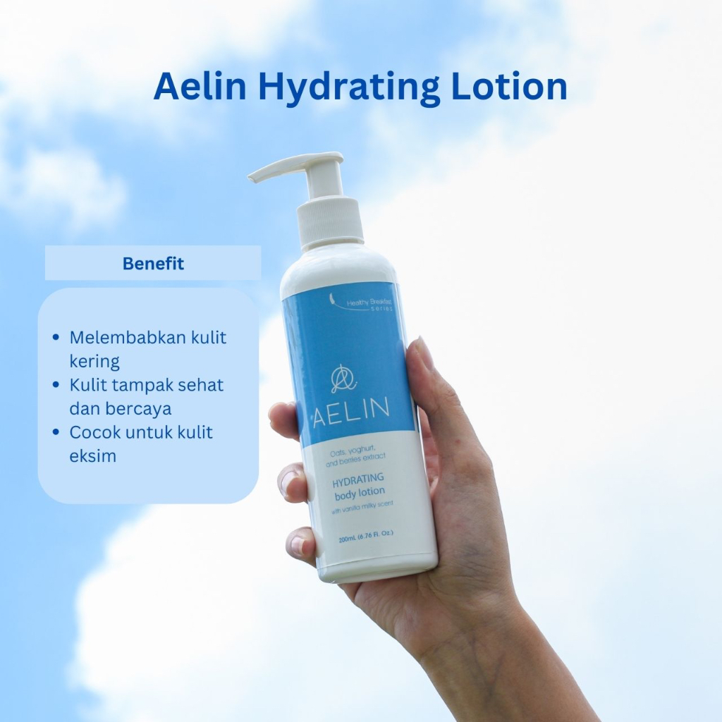 Jual Aelin Hydrating Body Lotion - Pelembab Kulit Wangi Vanilla 200ml ...