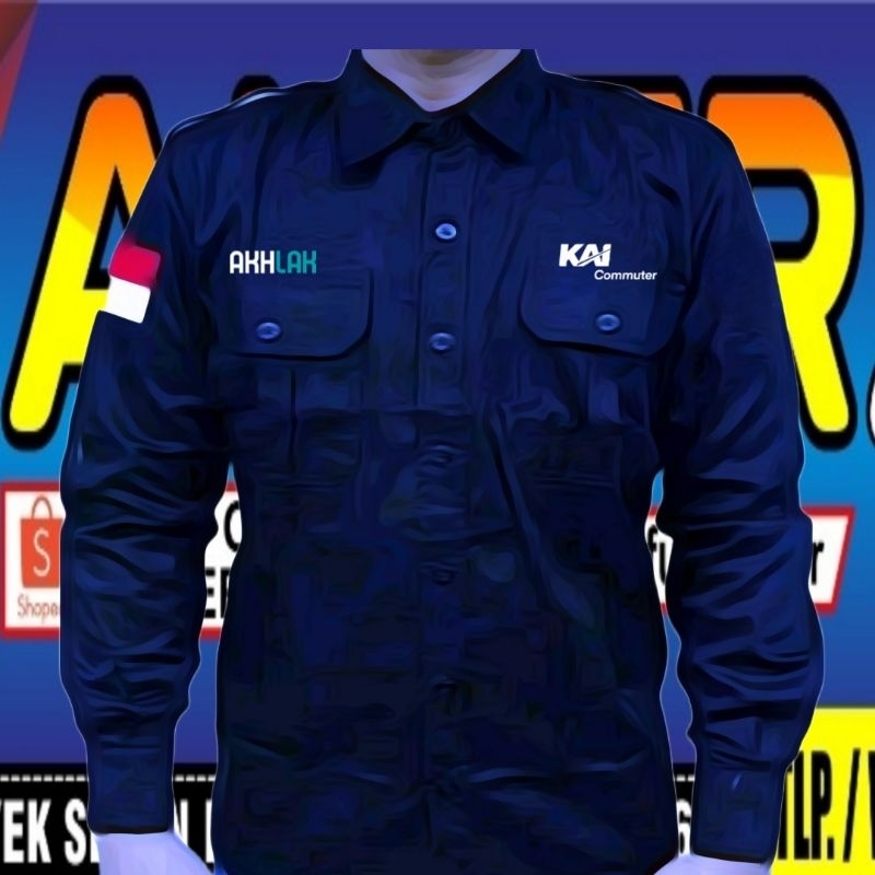 Jual kemeja KAI commuter baju KAI commuter seragam KAI commuter Pdh KAI ...
