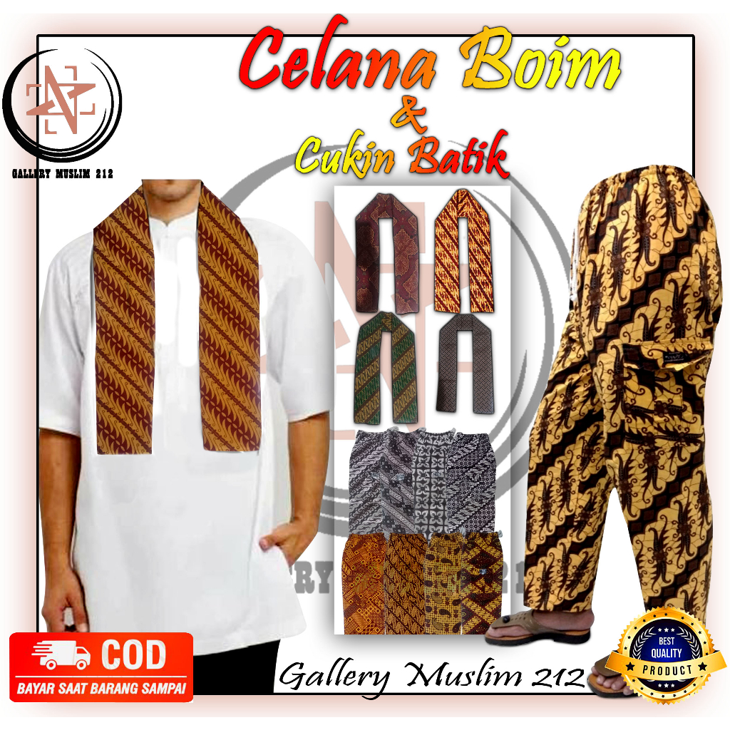 Jual celana boim anak,dewasa,dan jumbo /celana boim murahh/celana batik ...