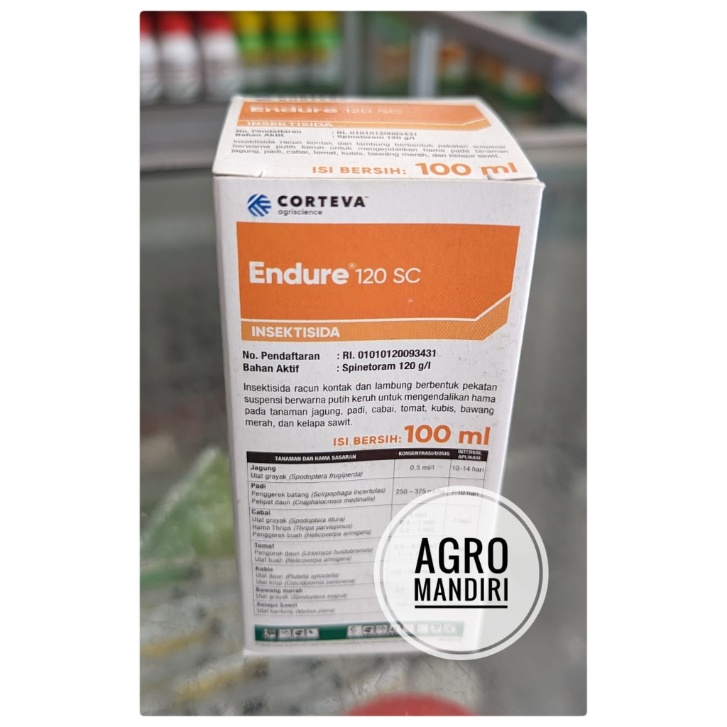 Jual Insektisida Endure 120 SC 100 ml Pembasmi Ulat, Trips, dan ...