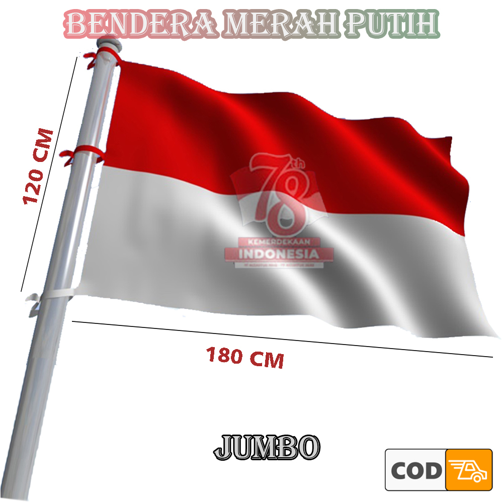 Jual Bendera Indonesia Merah Putih memriahkan Hut RI ke 78 th | Shopee ...