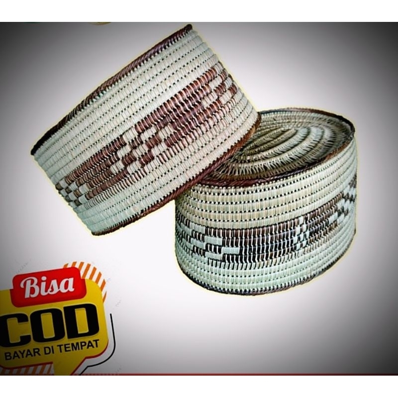 Jual peci rotan akar mintu Gorontalo songkok kopiah gus dur peci habib bahar "free kardus ...