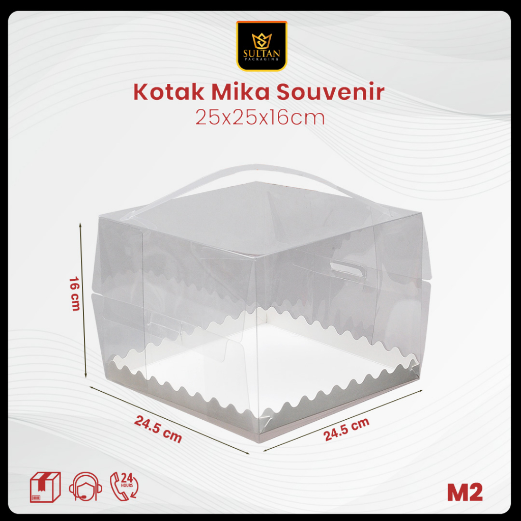 Jual Kotak Mika - Box Kue Transparan - Kotak Kue - Kotak Transparan ...