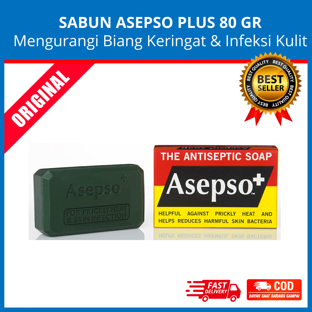 Jual Sabun Asepso Plus 80 Gr Sabun Antiseptik Biang Keringat And Gatal