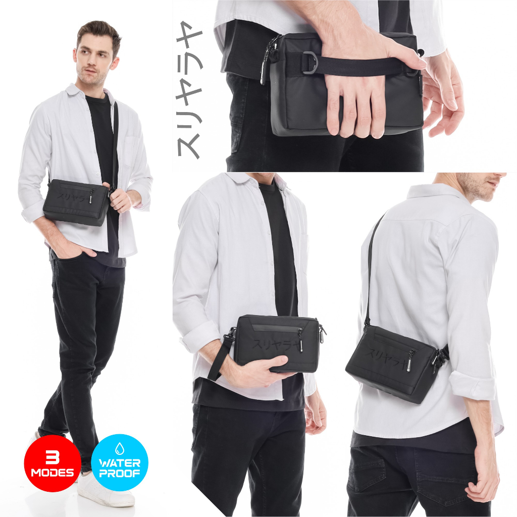 Jual MR MADS - Tas Selempang Pria "SAIGO" Clutch Bag - Sling Bag ...