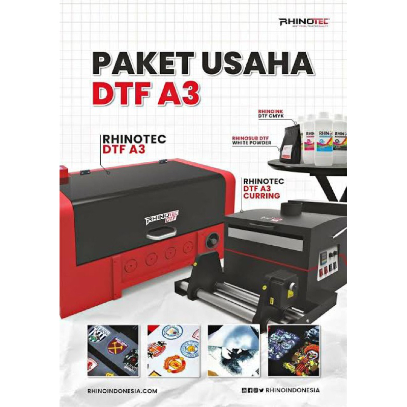 Jual 1set RHINOTECH DTF A3 print dtf pernah dipakai | Shopee Indonesia