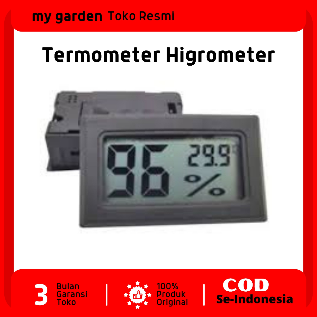 Jual Mini Digital Thermometer & Hygrometer | Shopee Indonesia