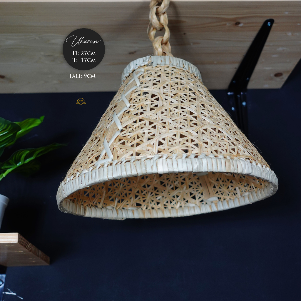 Jual Kap Lampu Bambu krongso / Hiasan Lampu Bahan Bambu Aesthetic ...