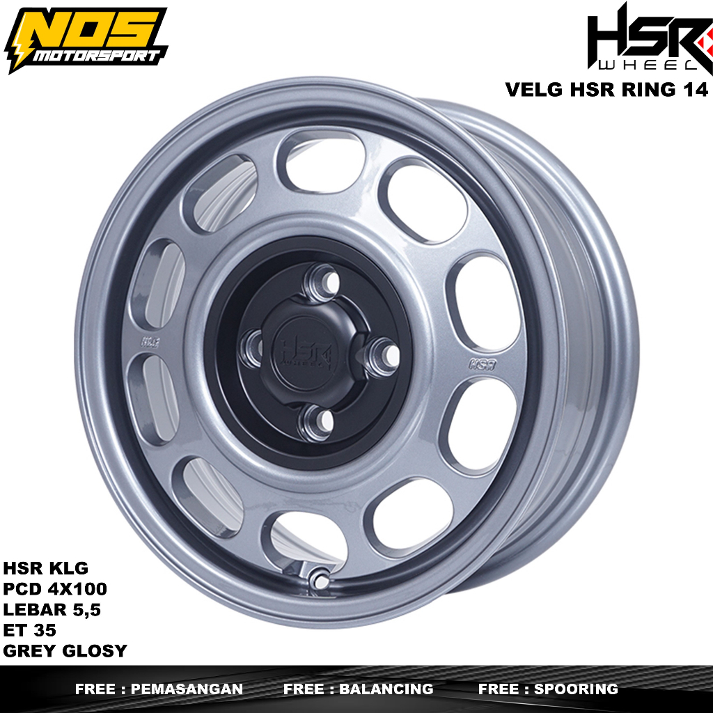 Jual VELG HSR KALENG RING 14 UNTUK MOBIL BRIO, DATSUN GO, MIRAGE, SWIFT, IGNIS, LUBANG 4X100 ...