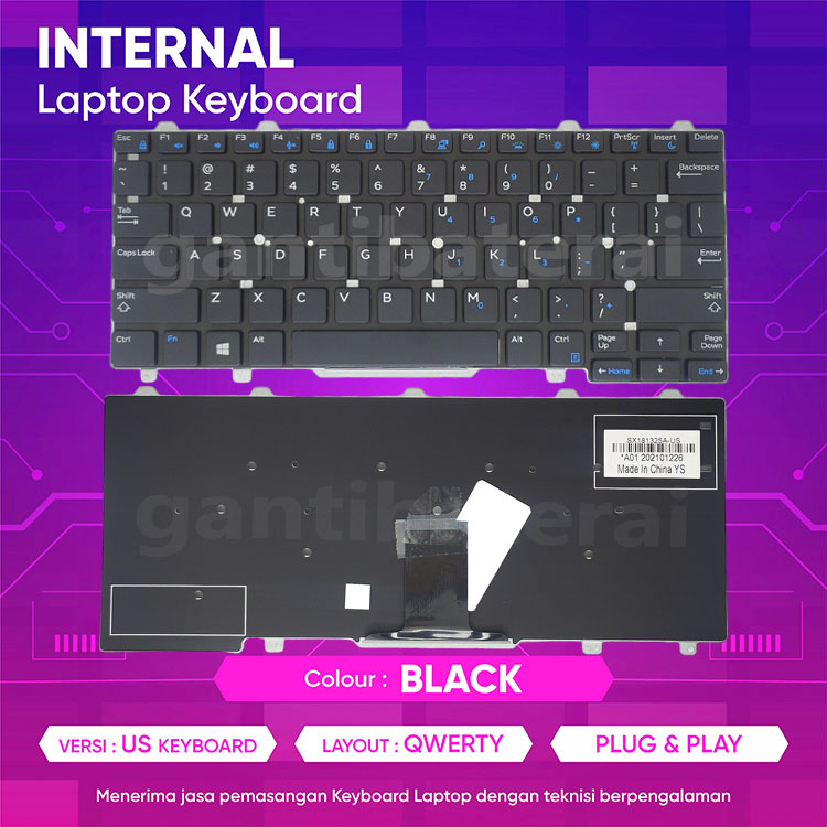 Jual Keyboard De E5250 E7270 E5270 E7250 12-9250 12-7275 11-3150 11 ...