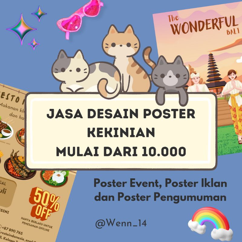 Jual JASA DESAIN POSTER KEKINIAN MULAI DARI 10K | Shopee Indonesia