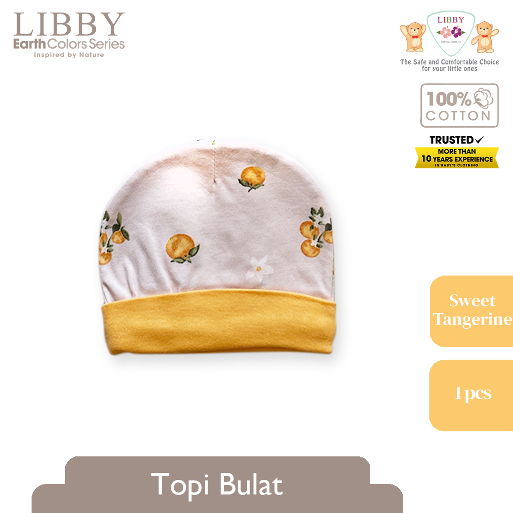 Jual LIBBY Earth Topi Bulat Motif Rocco Girl (1 pcs) | Shopee Indonesia