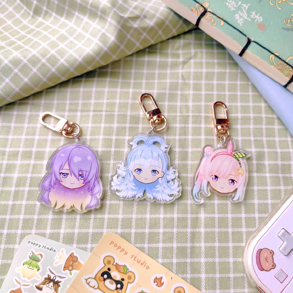 Jual Vtuber Keychain | Kobo Kanaeru Moona Iofi Shoto Suisei Zeta ...