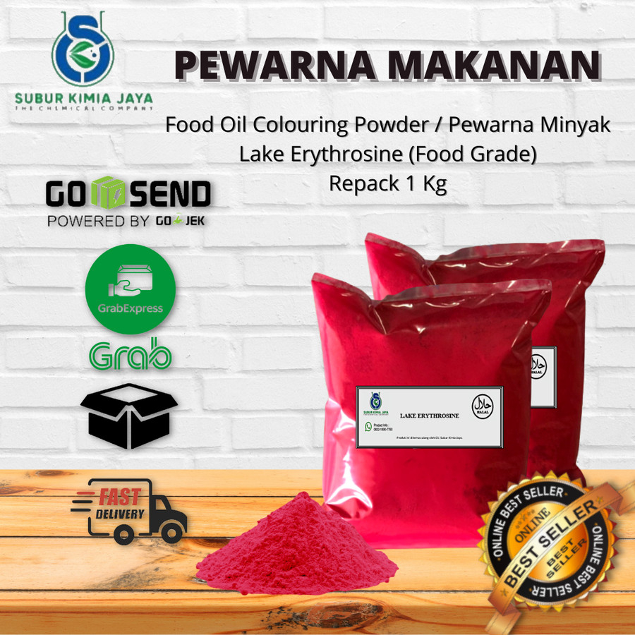 Jual Pewarna Bubuk Minyak / Oil Erythrosine Pink Merah Muda 1 KG ...