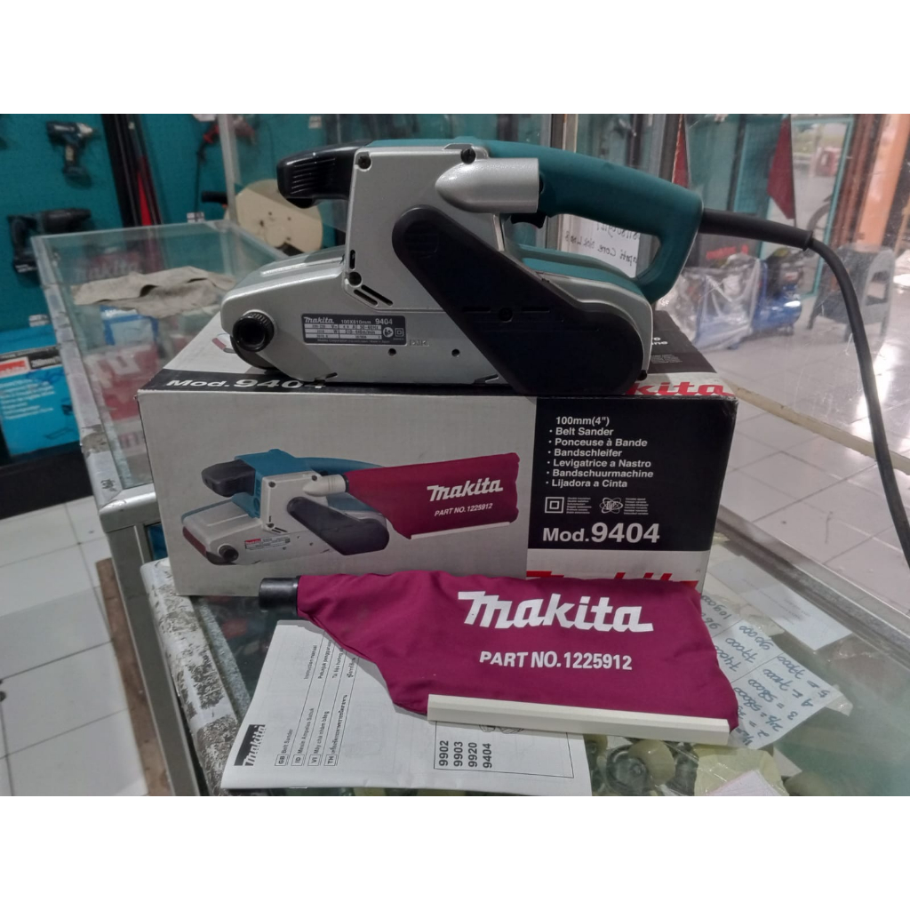 Jual Mesin Amplas Duduk Makita 9404 4"inch Belt Bench Roll Roller Tank ...
