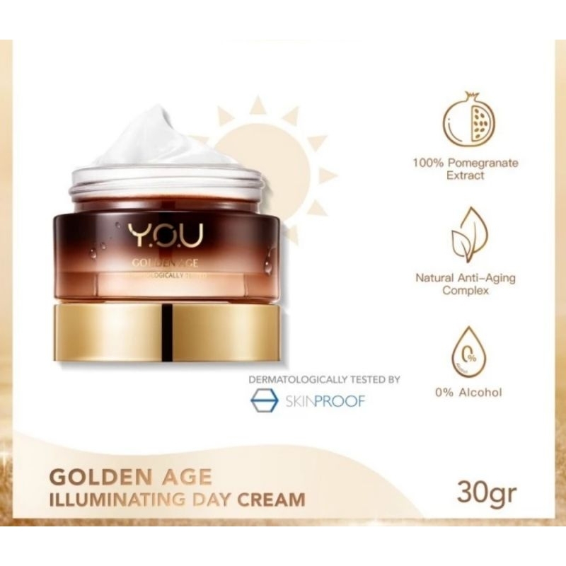 Jual Golden age illuminating day cream 30g | Shopee Indonesia