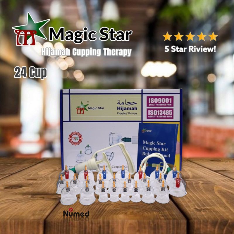 Jual Alat Bekam Original Magic Star isi 12 Kop / Terapi Bekam Magic Star isi 12 Cup / Kop Angin ...