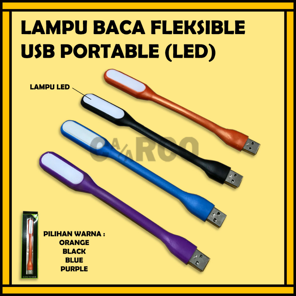 Jual Lampu Baca Flexible USB Portable LED | Shopee Indonesia