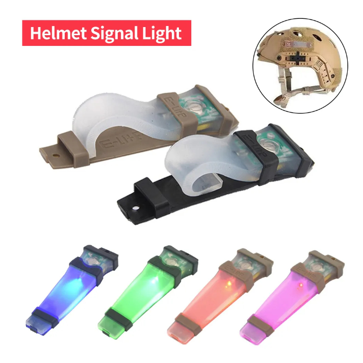 Jual Safety Light Helmet Light Tactical Combat Gear / Lampu Sinyal Helm ...
