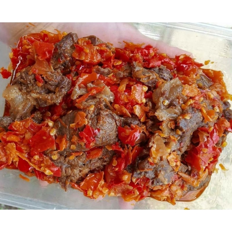 Jual Dendeng Balado Basah Khas Padang | Shopee Indonesia