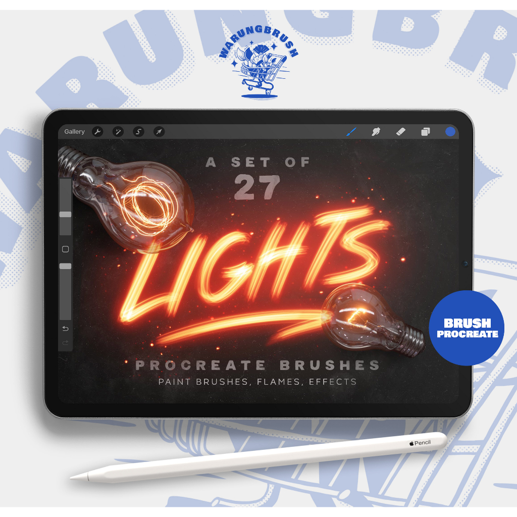 Jual Lights Procreate Brushes BP00299 | Shopee Indonesia