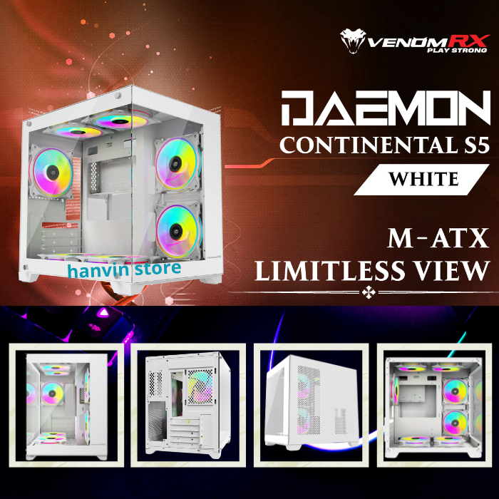 Jual Casing VenomRX Daemon Continental S5 White | Shopee Indonesia