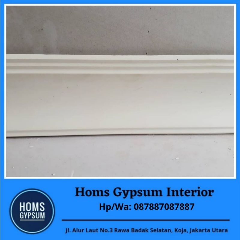 Jual List Gypsum Polos Minimalis Belah Bambu Baru 11cm | Shopee Indonesia