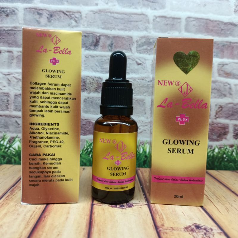Jual SERUM LA BELLA // La Bella Plus Glowing Serum 20ml - 12pcs | Shopee Indonesia