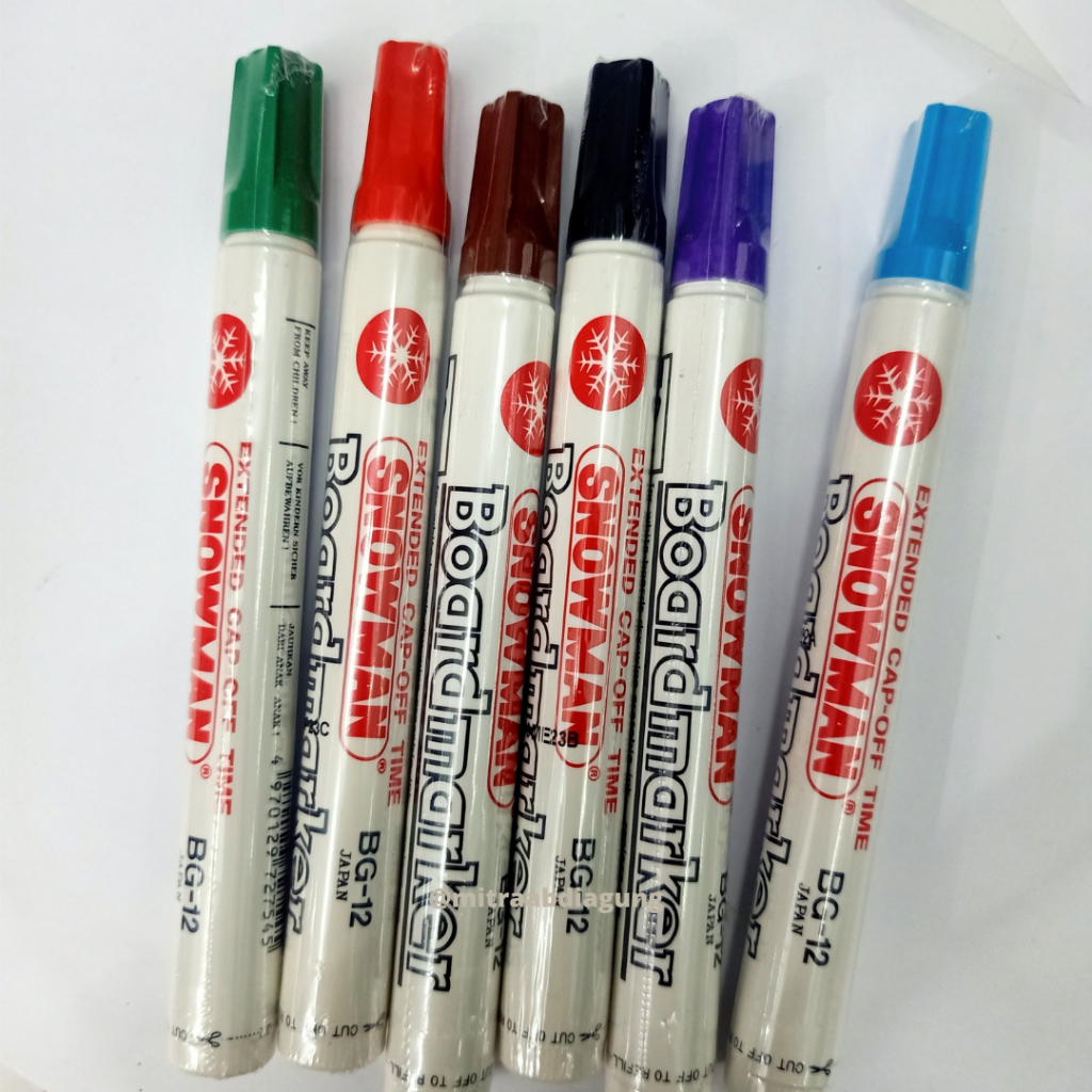 Jual SPIDOL SNOWMAN WHITEBOARD BG-12 / PCS | Shopee Indonesia