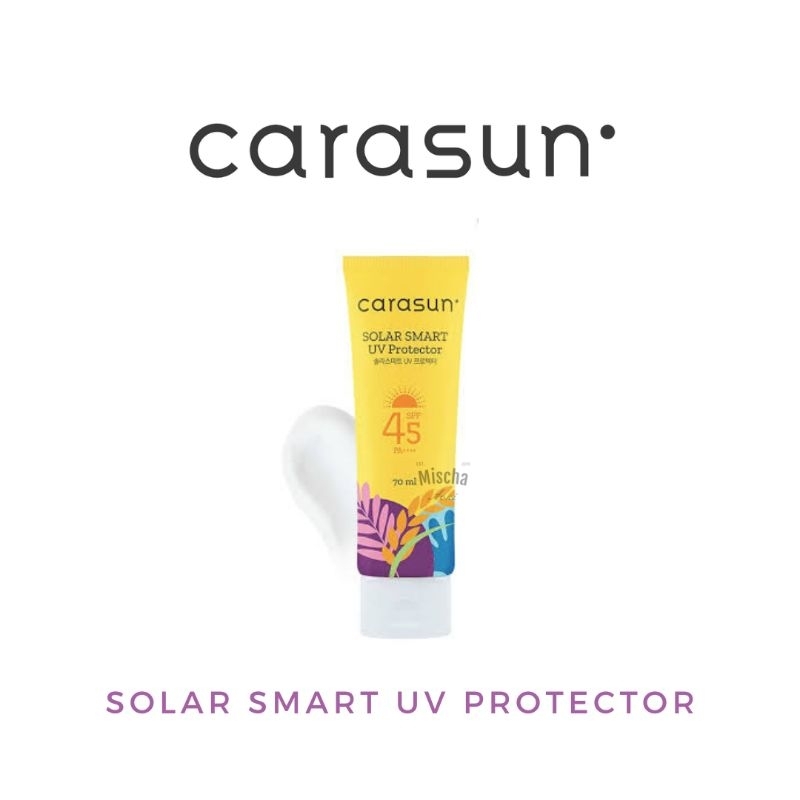 Jual Carasun Smart Solar Sunscreen UV Protector SPF 45 PA++++ 30 ml & 70 ml 30 gr | Shopee Indonesia