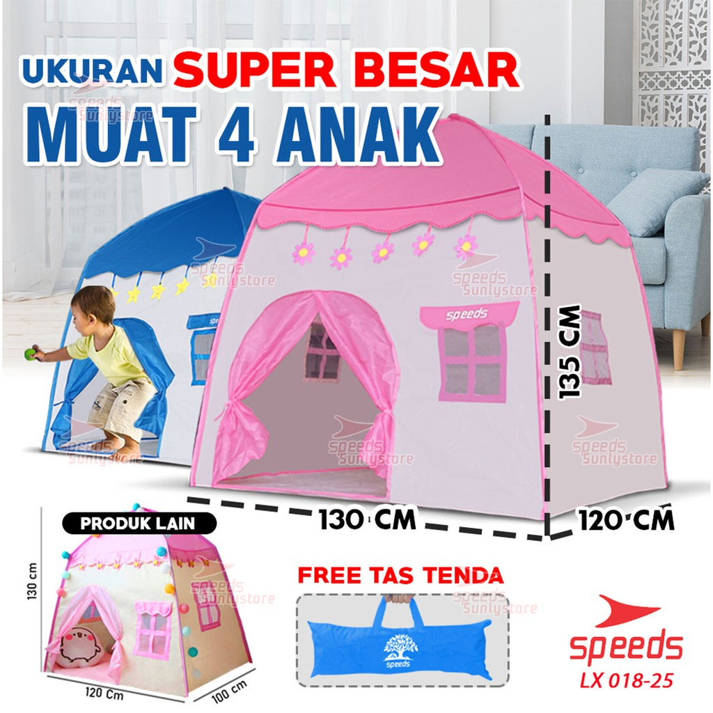 Jual Tenda Anak Model Rumah Tenda Anak Bermain Kids Camping indoor ...