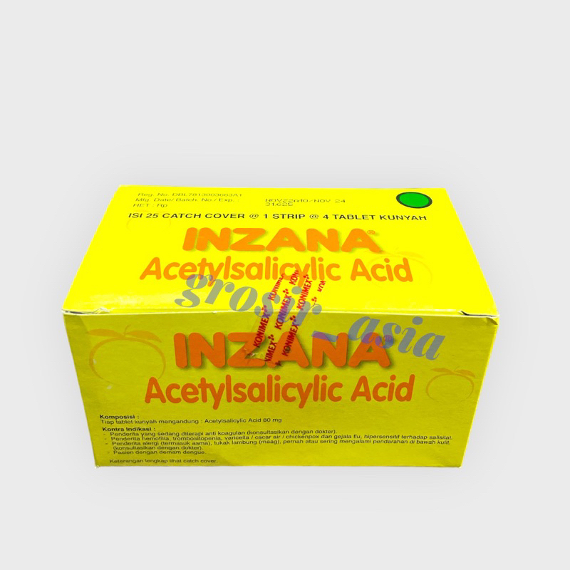Jual Inzana 1 Box Isi 25 Strip | Shopee Indonesia