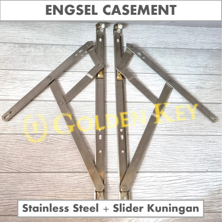 Jual Engsel Jendela Casment Casement Friction Stay Stainless Steel 430 ...