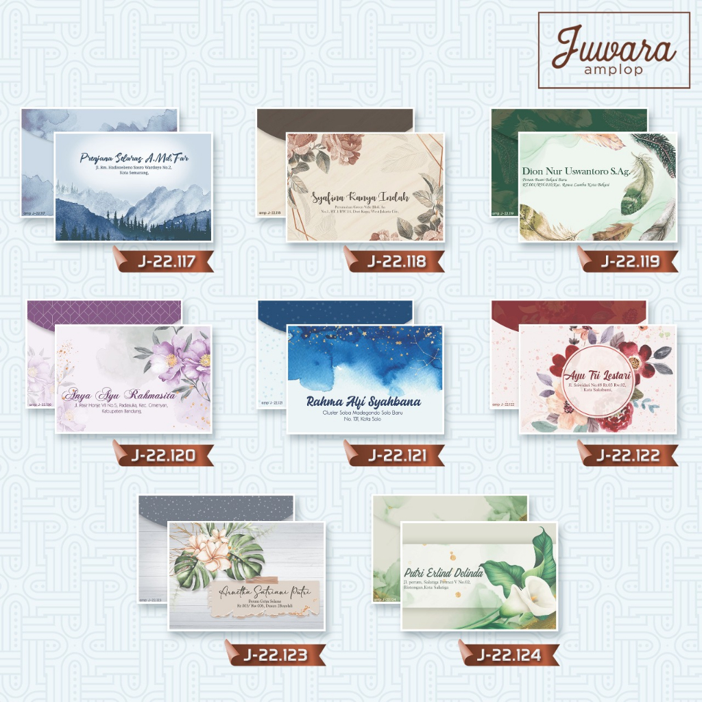 Jual Amplop Kondangan Nikah Aesthetic Atau Amplop Sumbangan Juwara Seri J09-J124 | Shopee Indonesia
