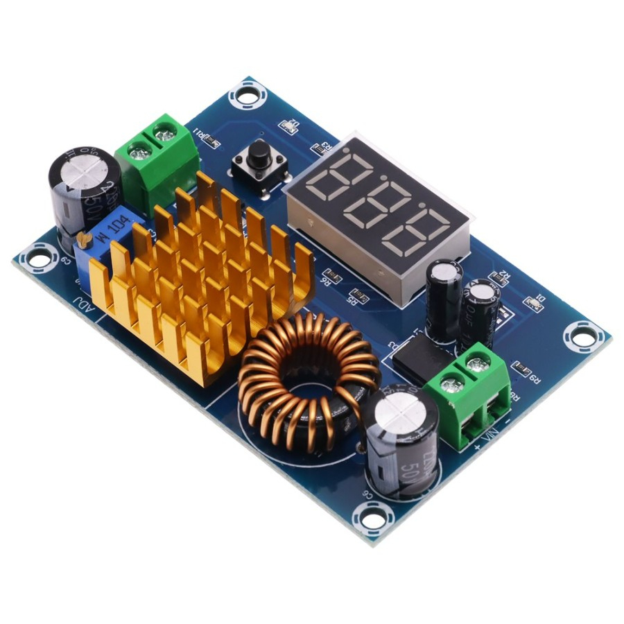Jual Step Up Power Supply Module Boost DC-DC 3-35V to 5-45V Voltmeter ...