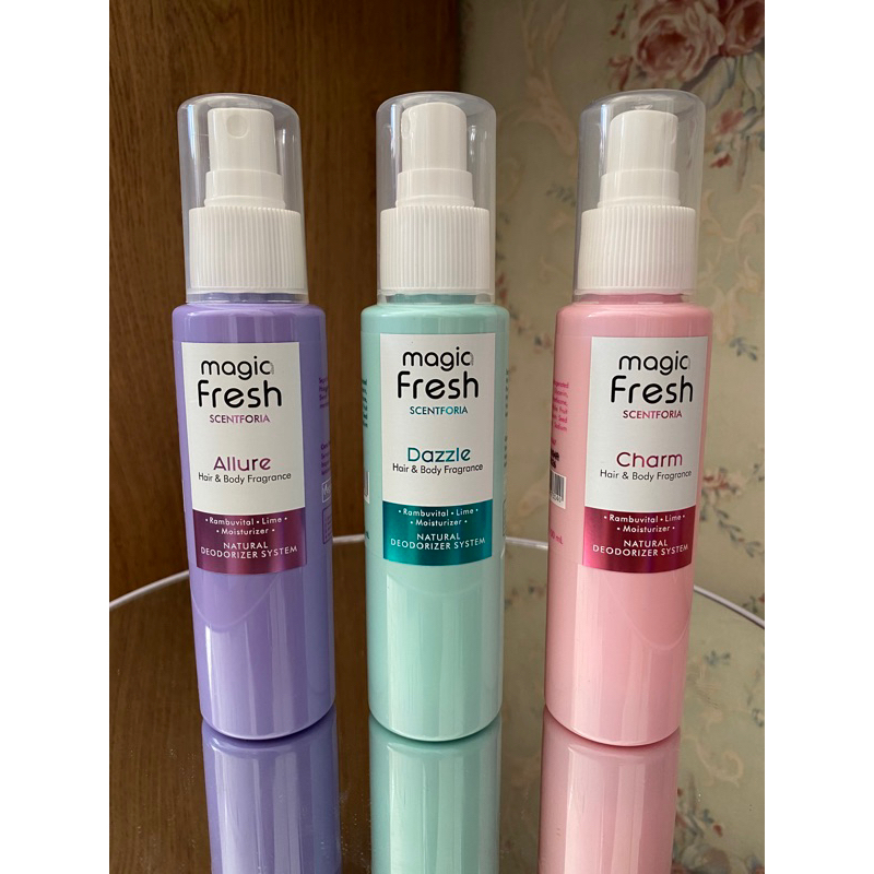 Jual INAURA magic fresh scentforia hair & body fragance , parfum rambut ...