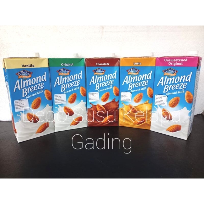 Jual Almond Breeze 946ml Barista Milk Unsweetened | Susu Blue Diamond Baristas Unsweet 946 ml ...