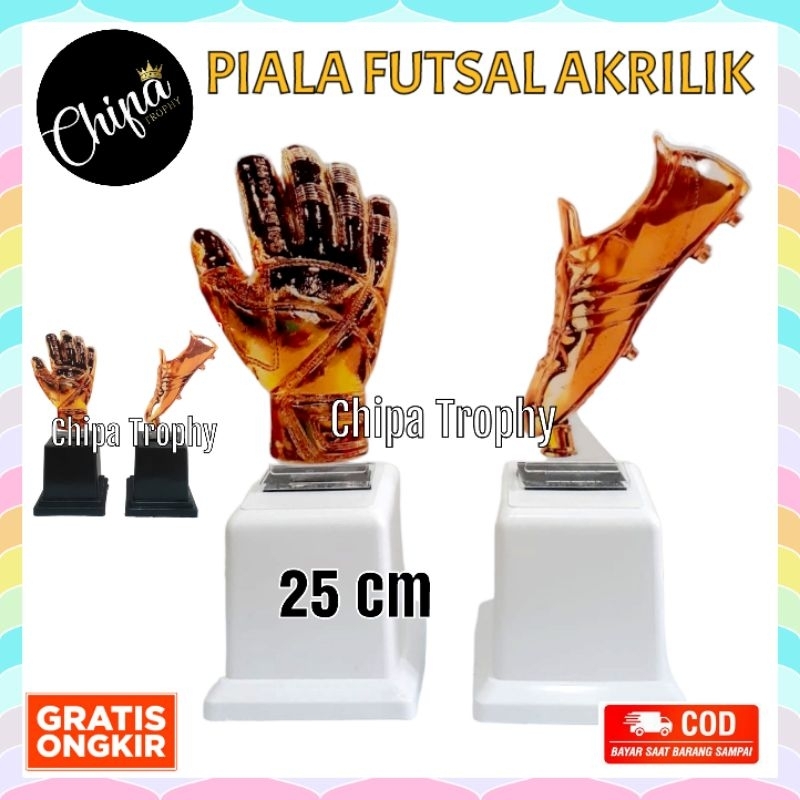 Jual PIALA FUTSAL AKRILIK / BEST KEEPER / BEST PLAYER | Shopee Indonesia