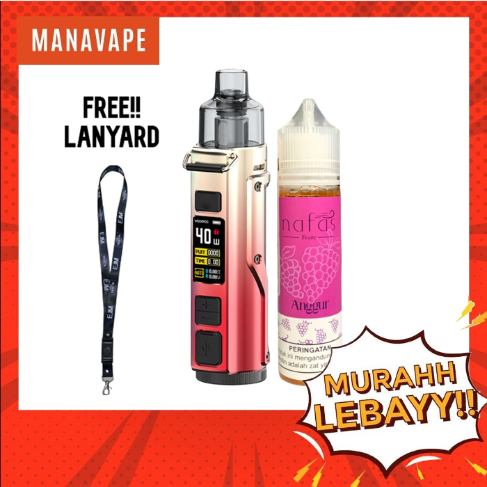 Jual ARGUS PRO 80W AUTHENTIC by VOOPOO + LIQUID NAFAS 60ML | Shopee ...