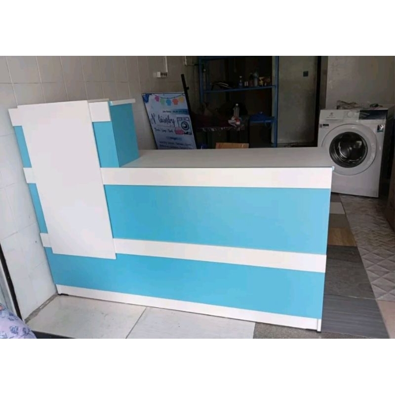 Jual Meja kasir minimalis / meja kasir laundry / meja kasir toko serba ...