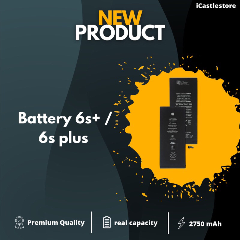 Jual Baterai Battery Batre Batrai Ip*hone 6Splus / 6s+( 2750mAh ...