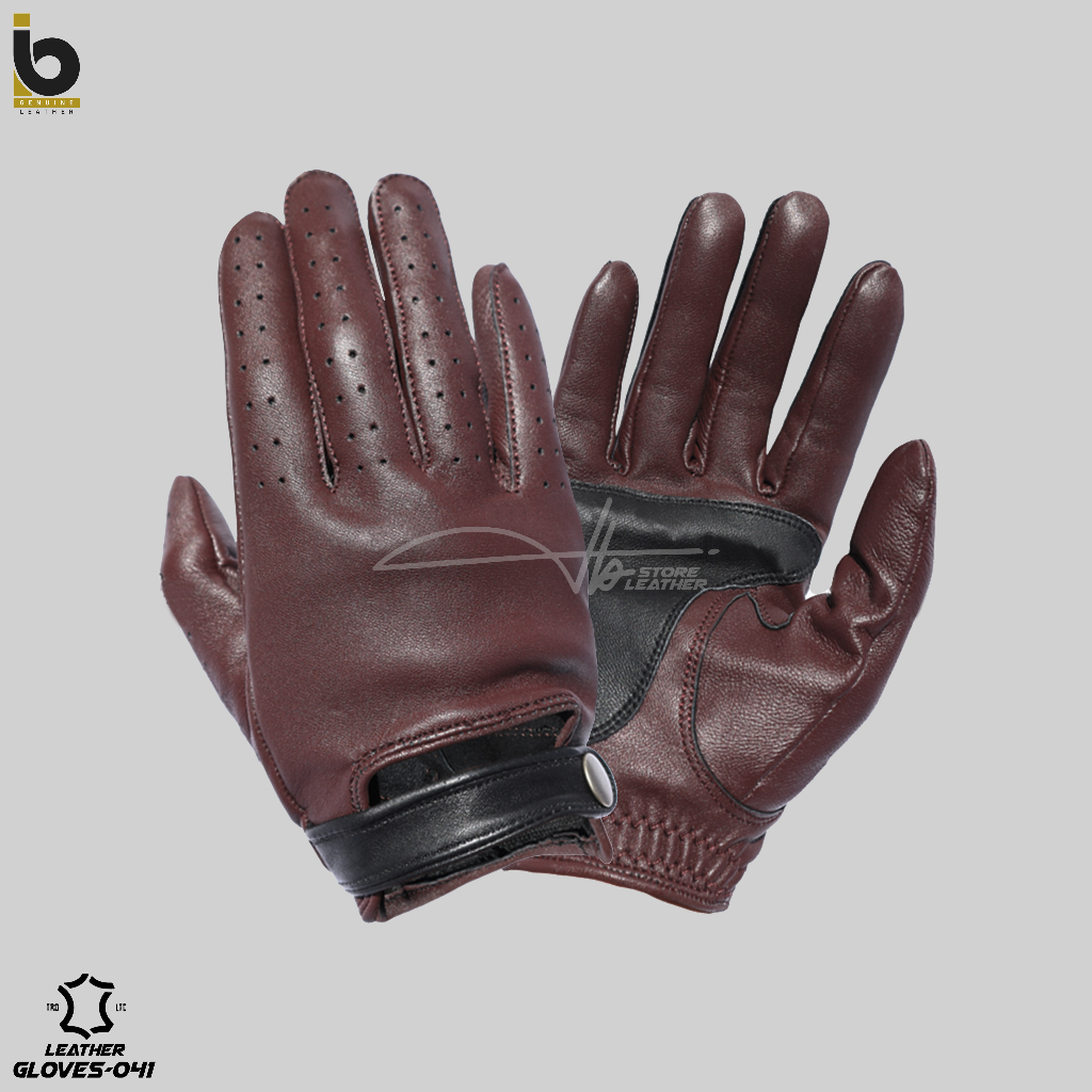 Jual Sarung Tangan Kudit Domba Asli. Sarung Tangan Kulit Alsi IB0041 ...
