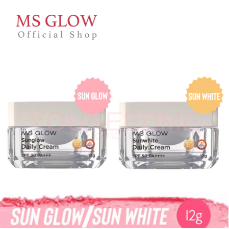 Jual SUN WHITE | SUN GLOW MS GLOW | SUNSCREN | BB CREAM WHITE CELL DNA ...